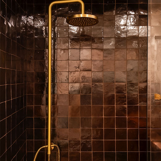 Zellige – Marron Terracotta Square - Tile Arena & Co