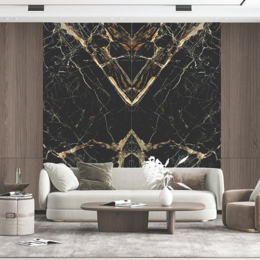 Megaslim Thin Slab – Caravaggio Gold - Tile Arena & Co